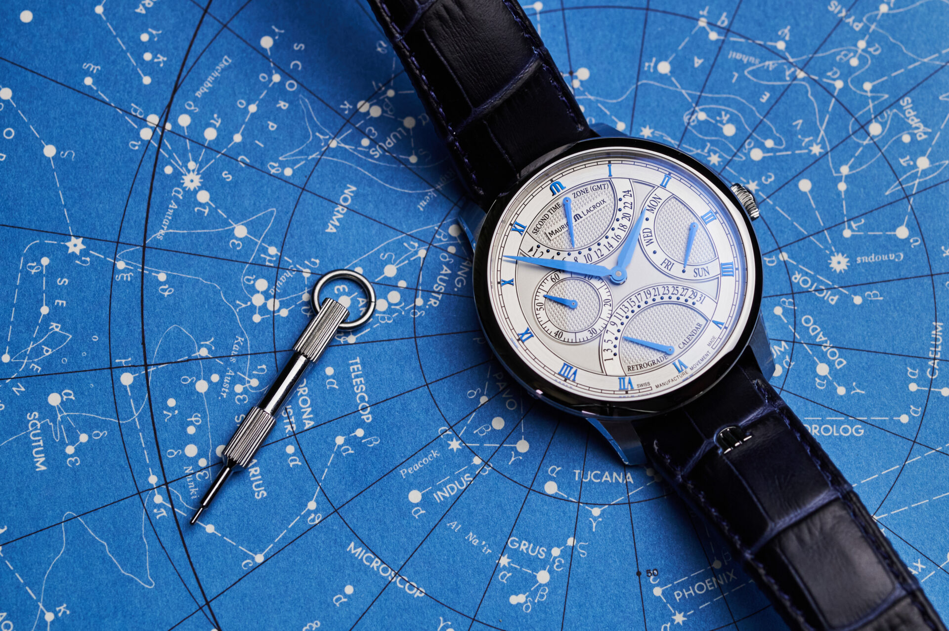 Maurice Lacroix Masterpiece Triple Retrograde - Sat na ruci